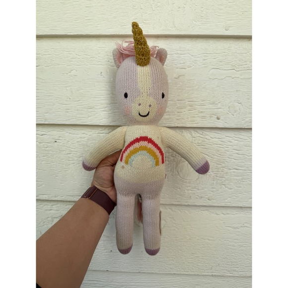 Cuddle + Kind | Toys | Cuddle And Kind Zoe Unicorn 4 Plush Rainbow ...